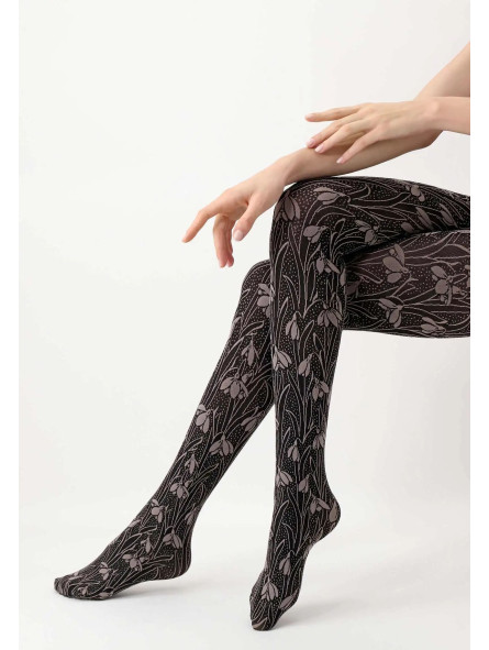 OROBLU donna Collant Fantasia FLOWERS 60den